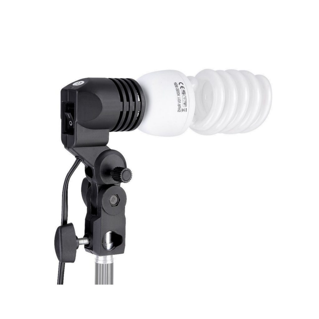 Photography Stand Mount with Umbrella & Bulb Holder (E27-AC Swivel ...