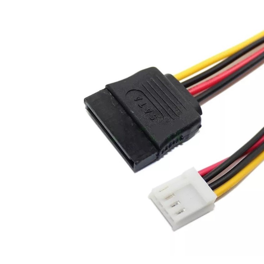 15-Pin SATA Male to 4-Pin Floppy FDD Female Power Cable – Gadgetize KE
