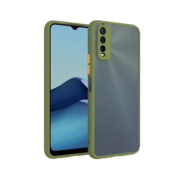 TPU Bumper with Translucent PC Back Phone Case Covers for Itel Basic ...